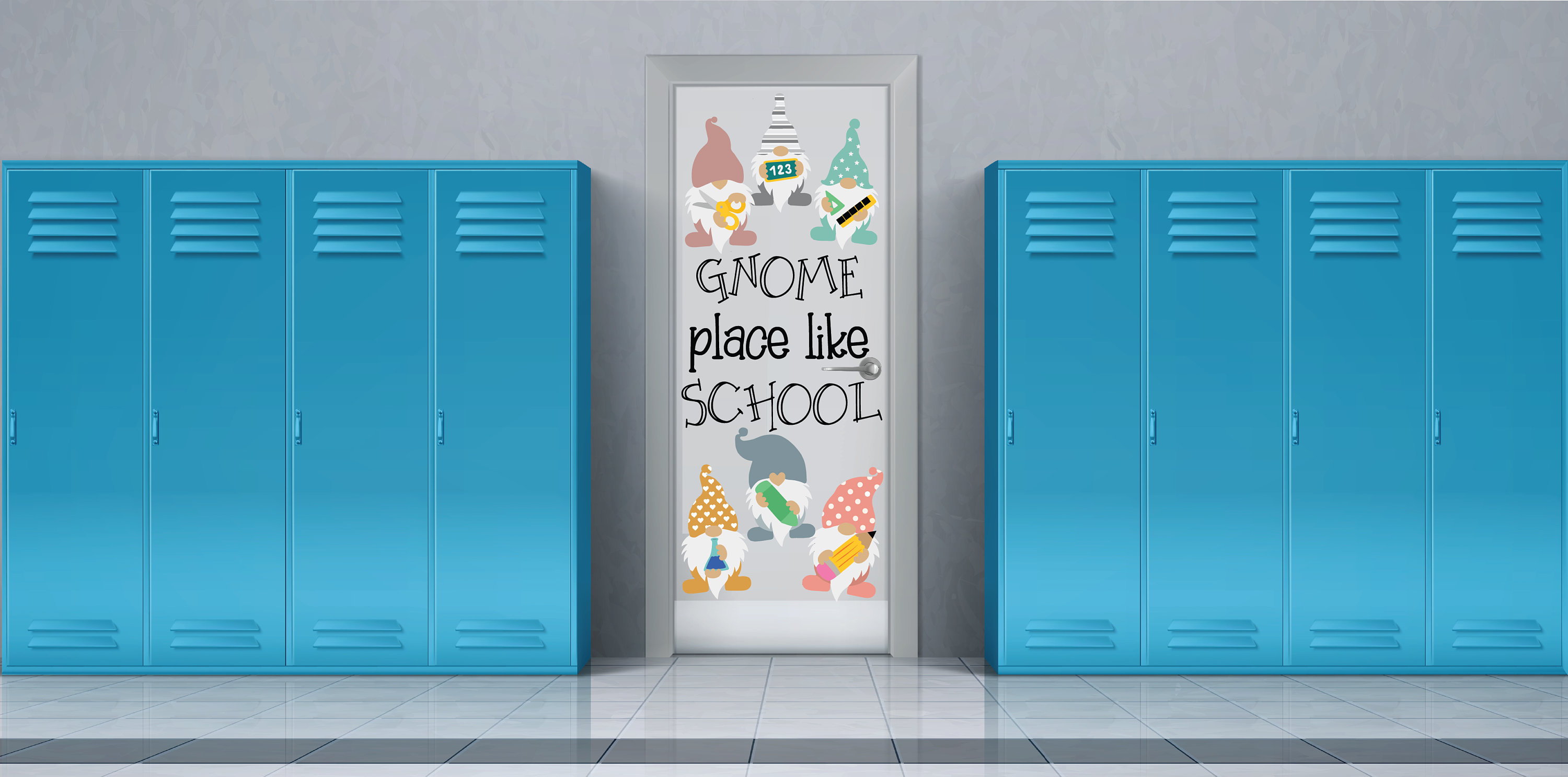 Gnome Place Printable Bulletin Board/classroom Door Display Kit ...