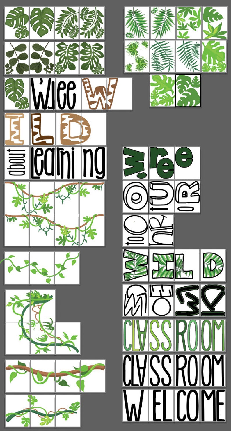 Printable/svg Bulletin Board/classroom Door Display Kit - Etsy