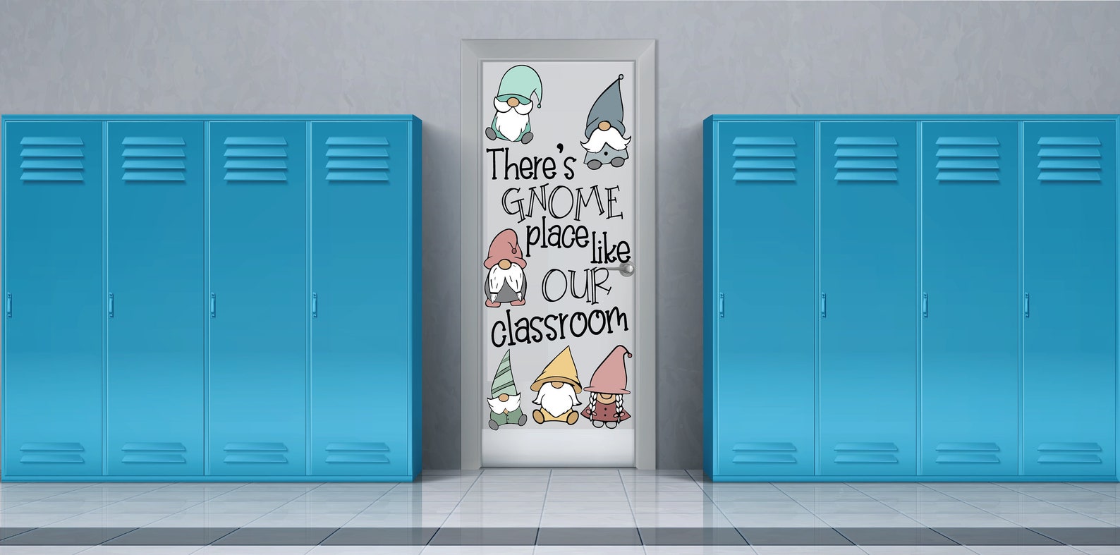 Gnome Place Printable Bulletin Board/classroom Door Display Kit ...