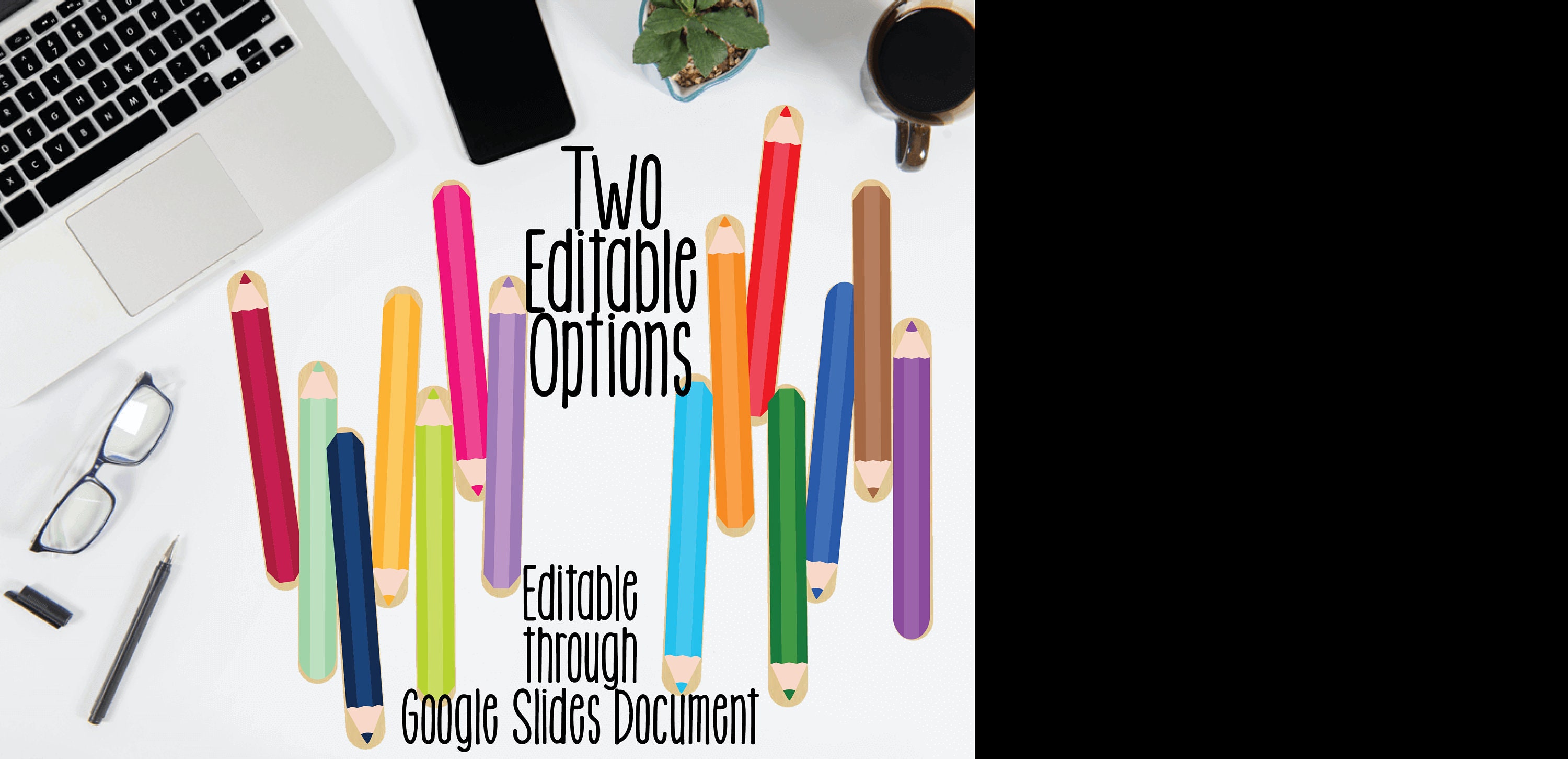 Colored Pencil Theme Printable Number/name Stick Labels (editable ...