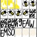 Bee Theme Printable/svg Bulletin Board/classroom Door Display Kit ...