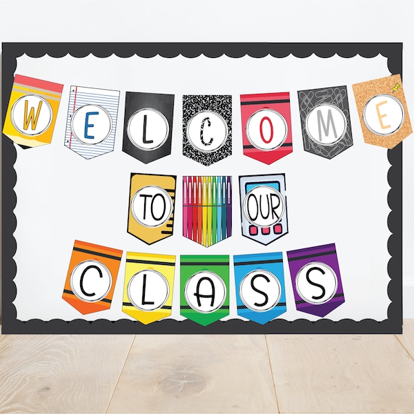 Welcome Back to School Bulletin Board - Etsy