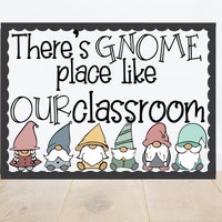 Fall Gnomes Bulletin Board Kit-pumpkin Gnome Classroom Door Decor ...