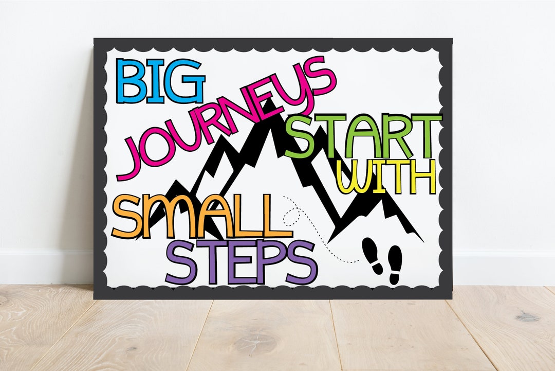 Bright Theme Printable Bulletin Board/classroom Door Display Kit ...