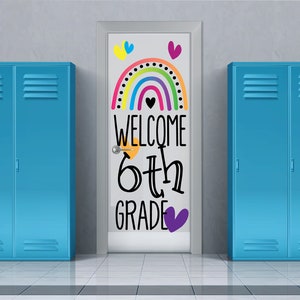 Bright Theme Grade Level Printable Bulletin Board/classroom Door ...