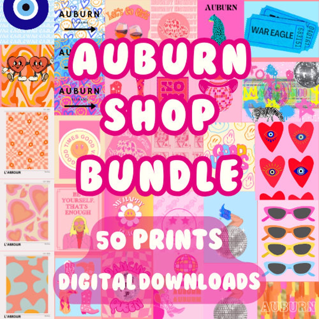 Auburn Shop Bundle, All Prints PLUS Auburn Themed Prints, Digital ...
