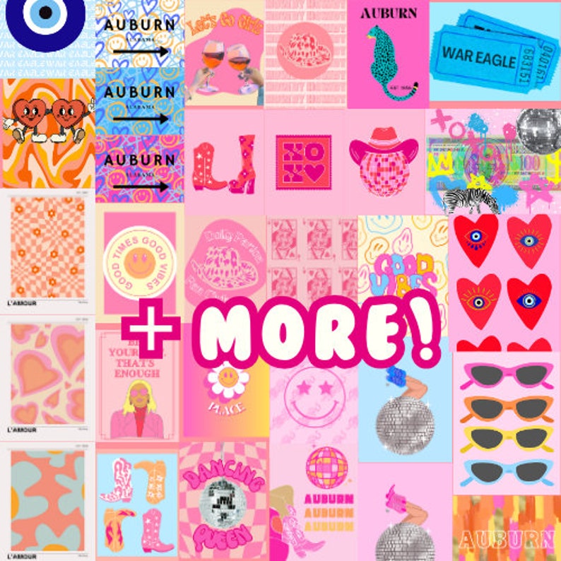 Auburn Shop Bundle, All Prints PLUS Auburn Themed Prints, Digital Download, PREPPY, DORM Prints ...