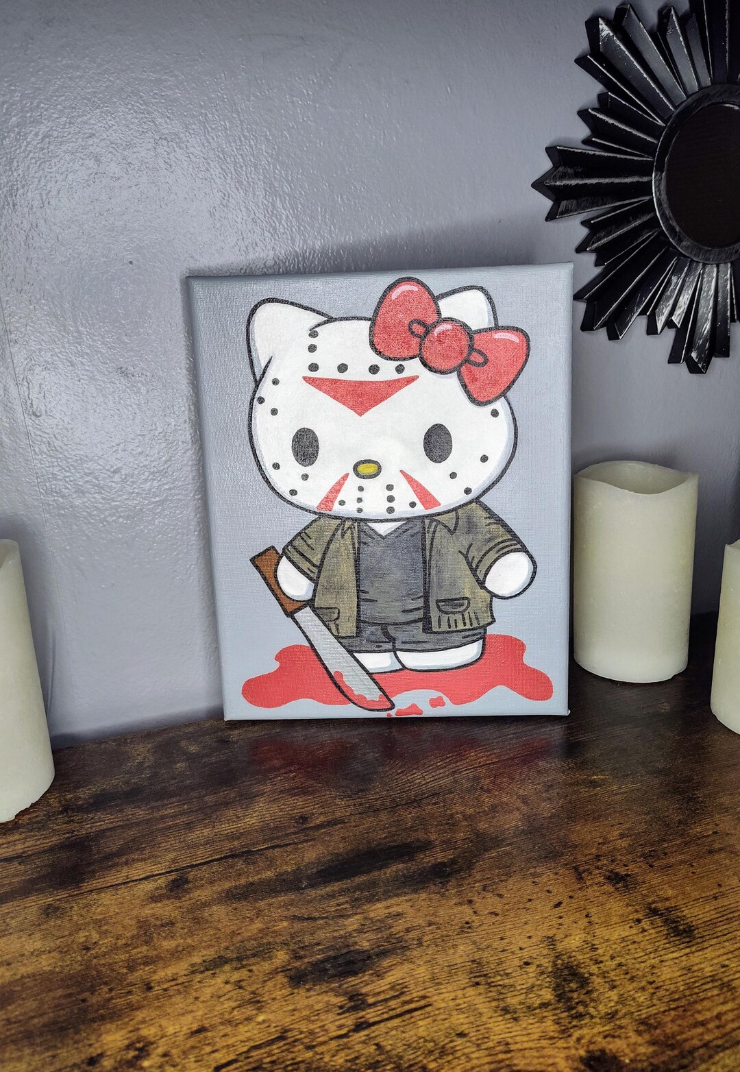Jason Voorhees Hello Kitty - Etsy
