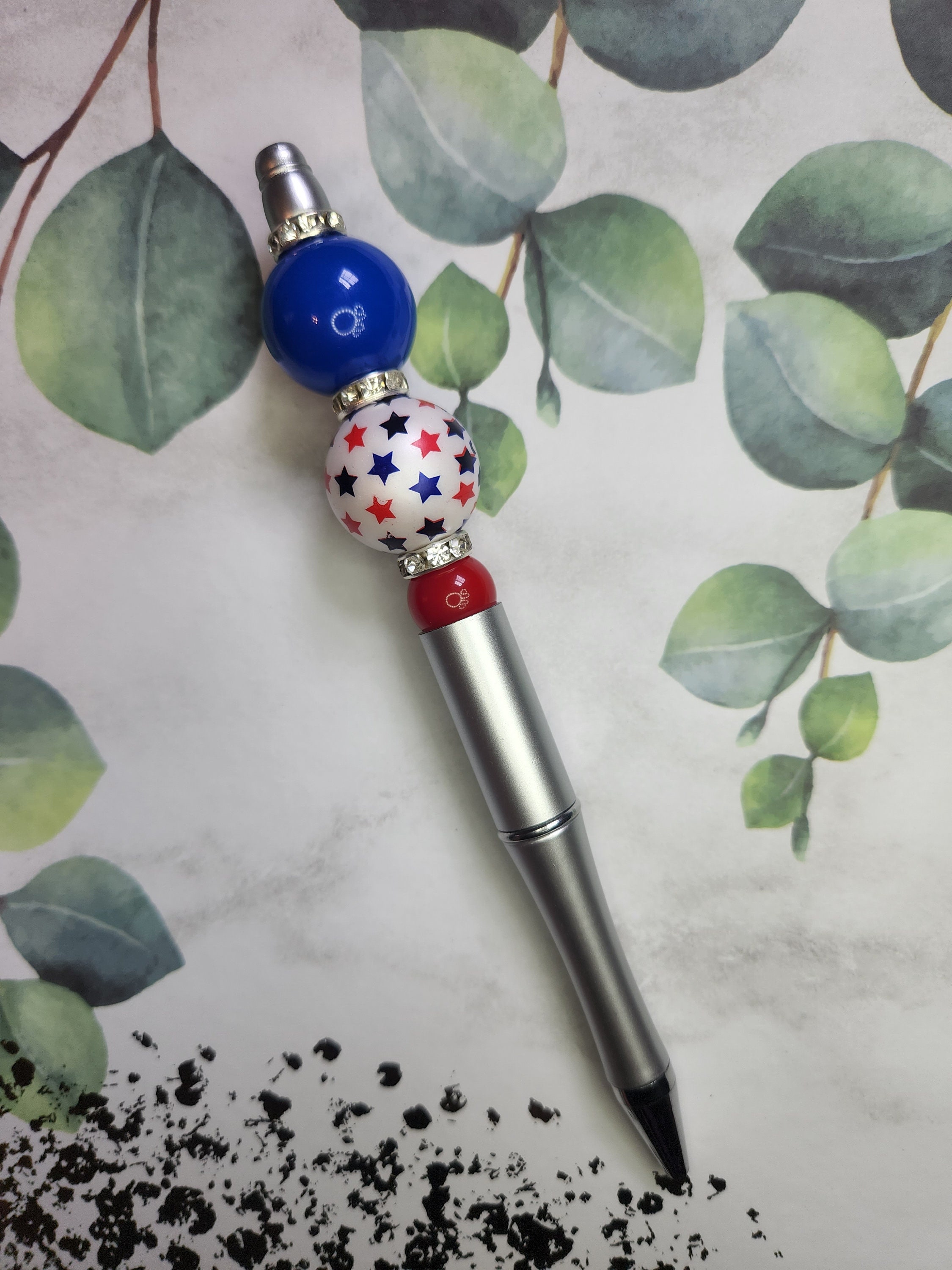 Red, White, and Blue Ballpoint Pen - Etsy