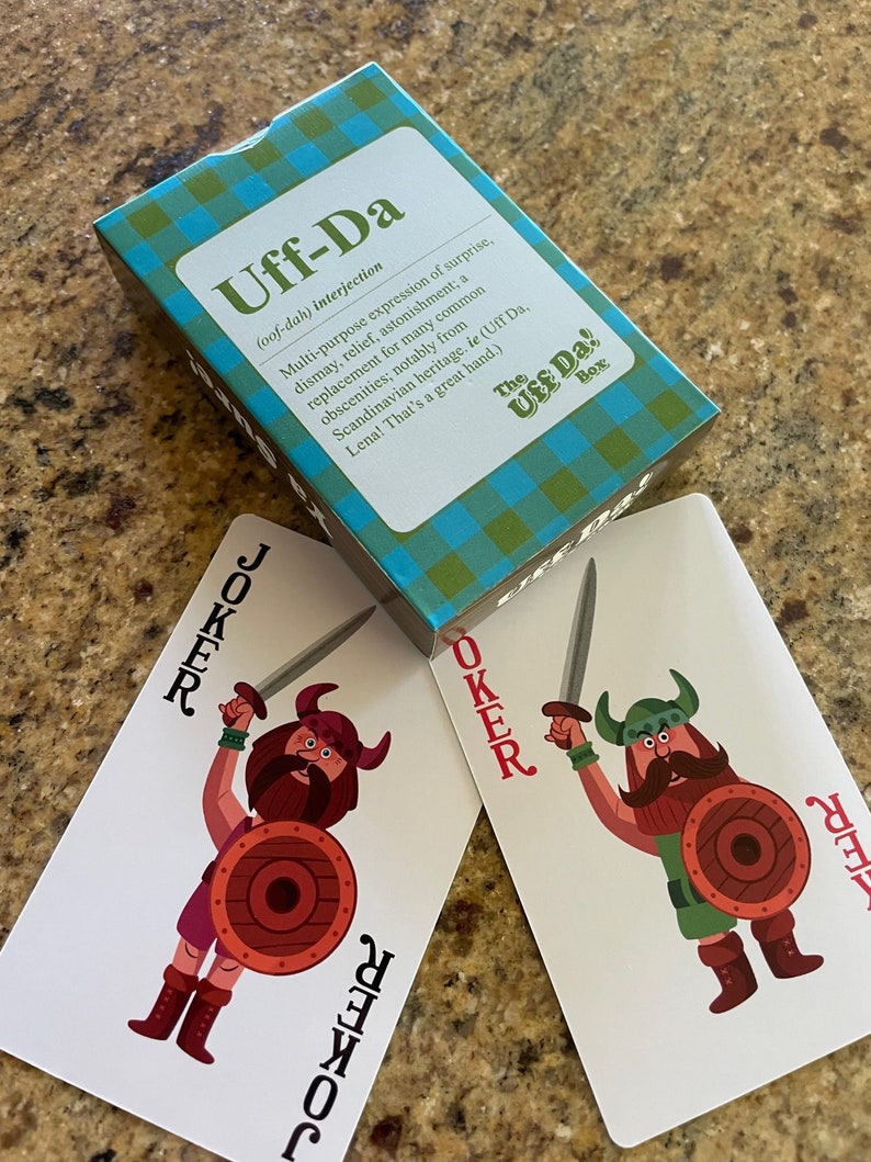 Uff Da Playing Cards - Etsy