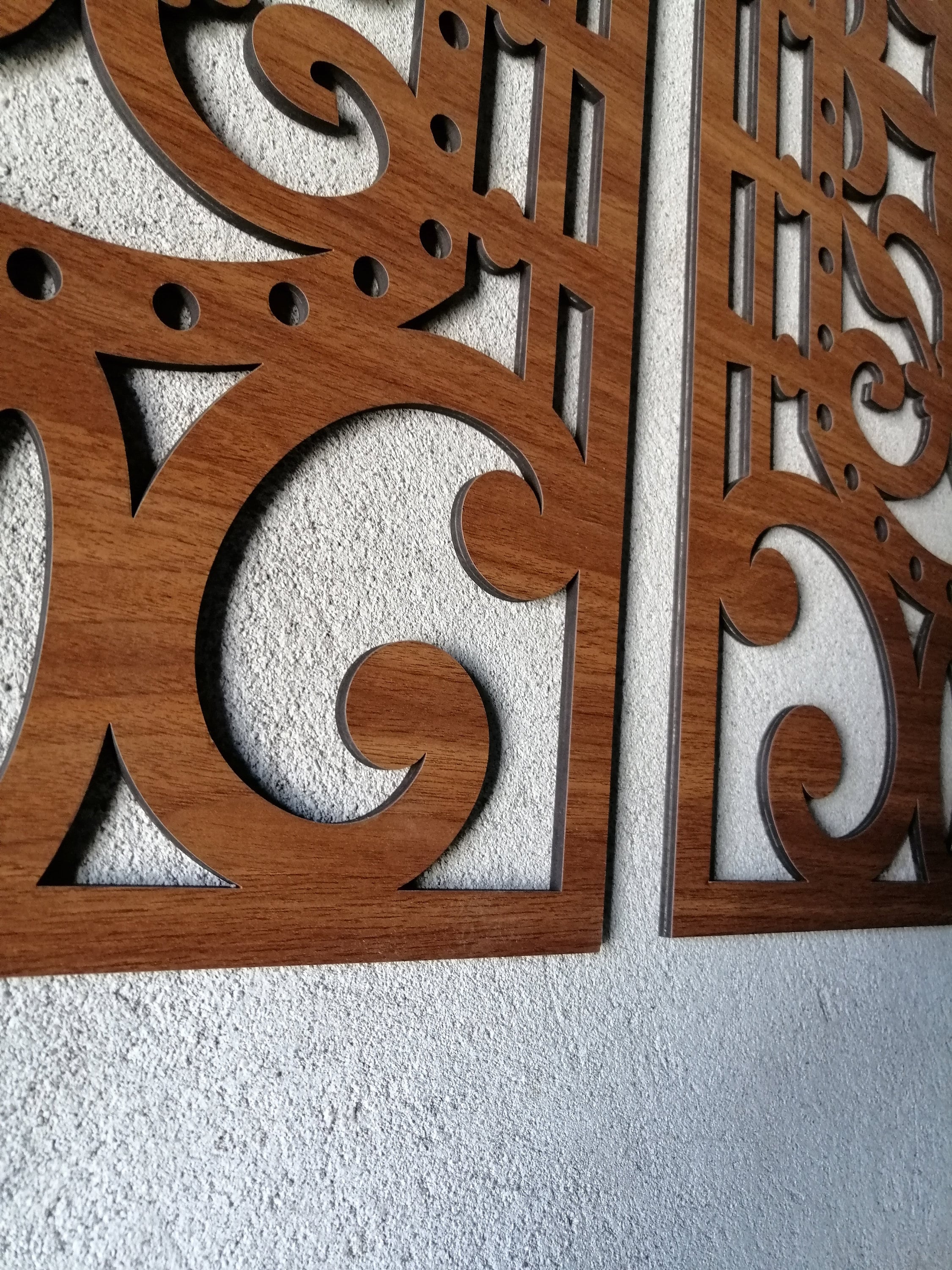 Tríptico moderno de madera para decoración de pared, Panel de trabajo ...