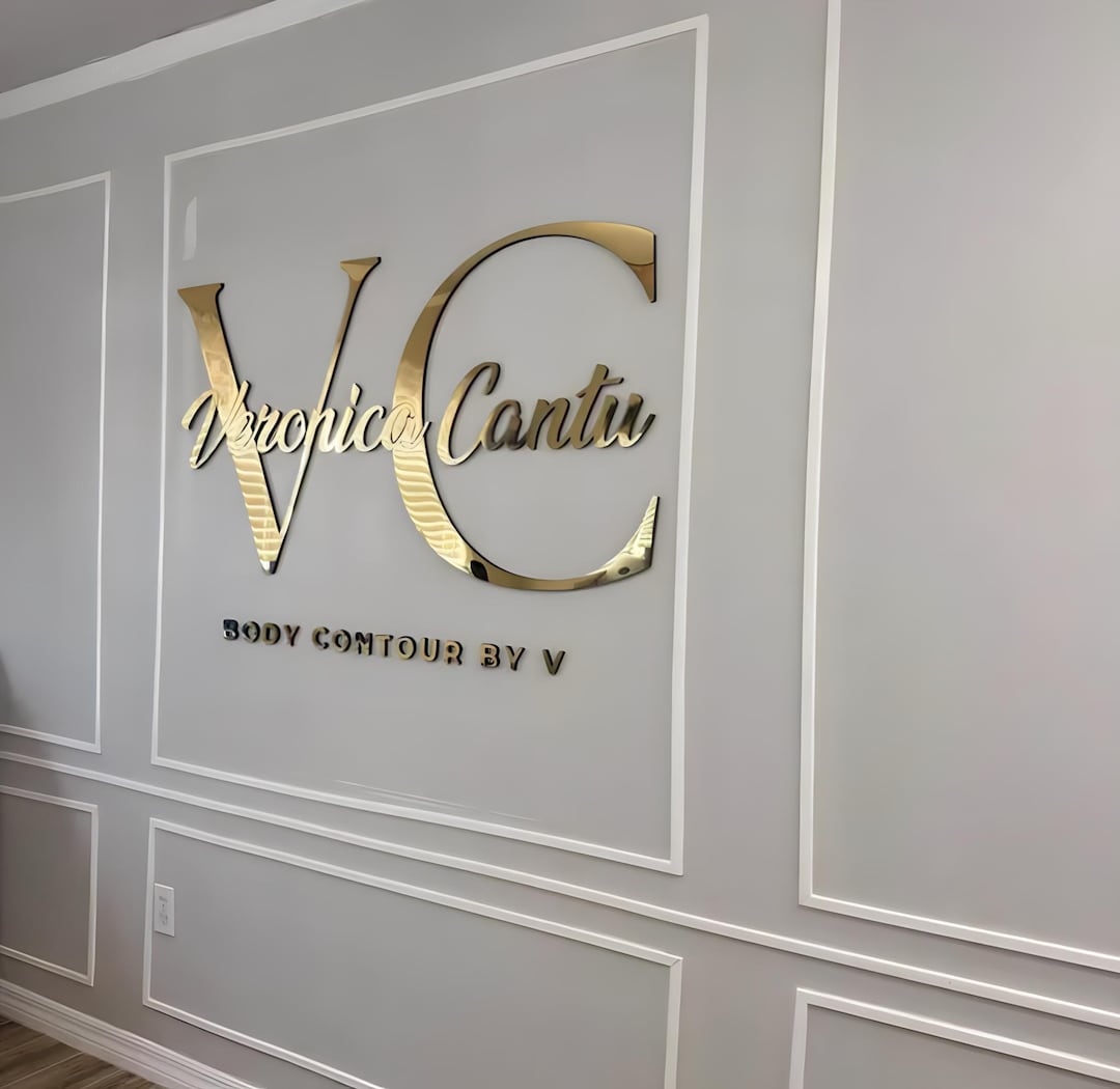 Laser Cut Logo Sign, Beauty Salon Sign, 3D Business Sign, Business ...