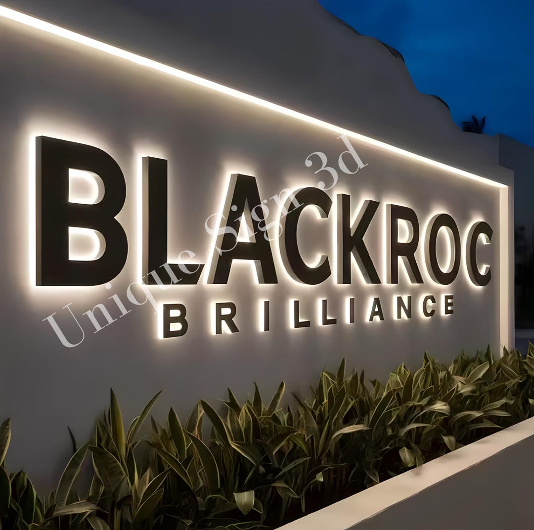 3d Custom Backlit Sign Signage for Wall Business, Custom Illuminated ...