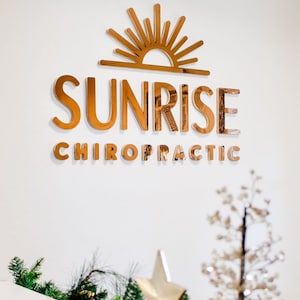 Custom Laser Cut, Clinic Sign, Sign With Raised 3D Design, Business ...