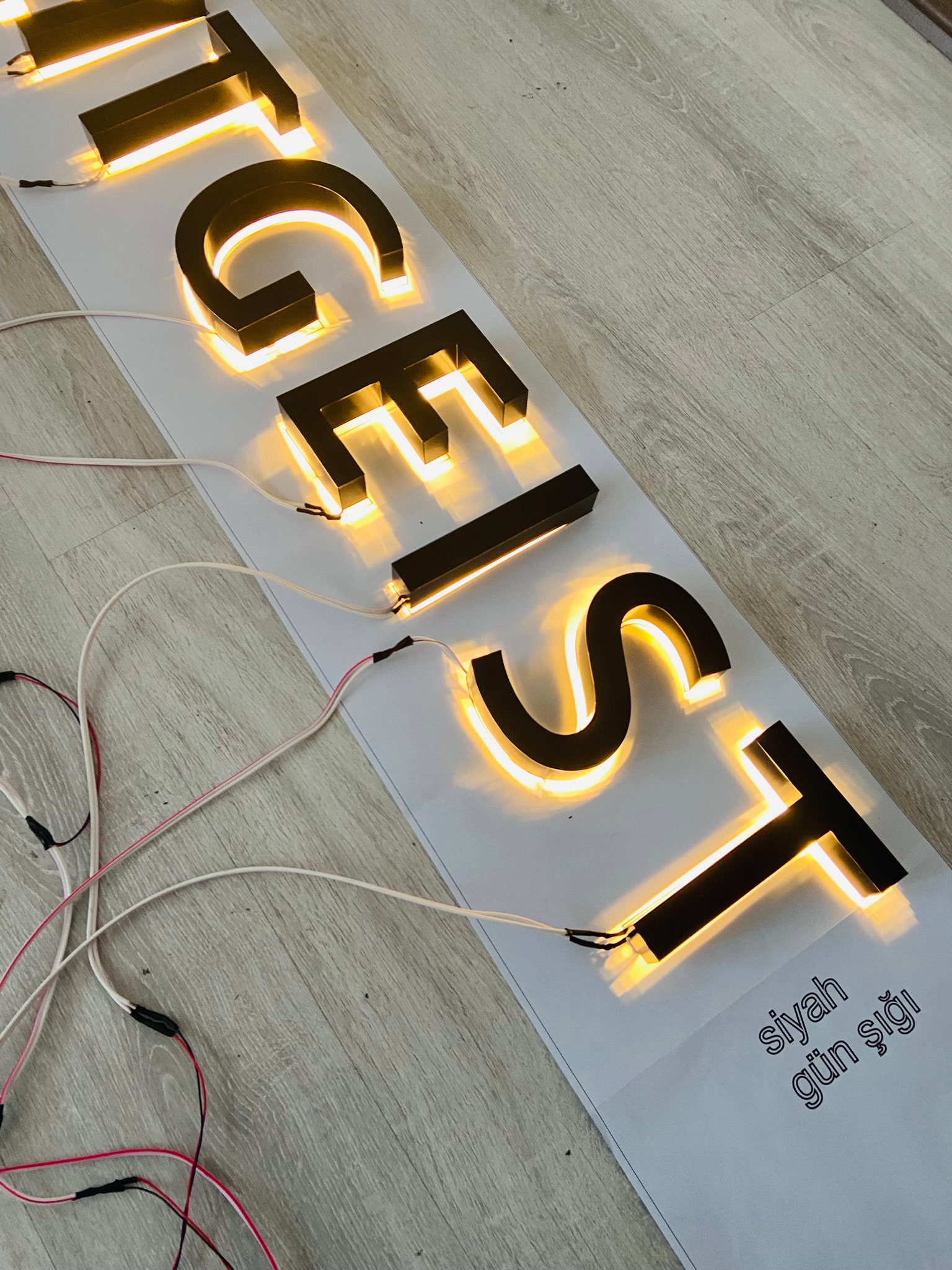 3d Backlit Sign 3d Led Signage Custom Outdoor Logo Light - Etsy