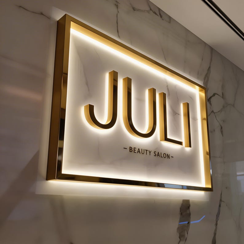 Backlit Sign Backlit Metal Sign, Backlit Letters, Backlit Logo Sign ...