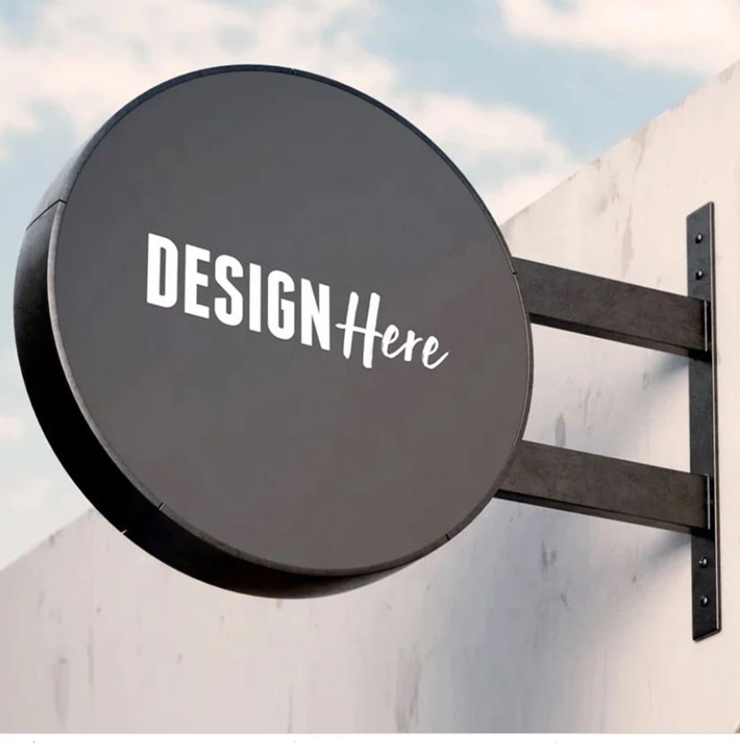 Double-sided Logo Sign, Shop Sign, Blade Sign, Shop Window Blade Sign ...