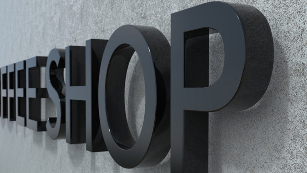 3d Backlit Sign 3d Led Signage Custom Outdoor Logo Light Sign 3d ...