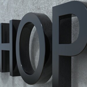 3d Backlit Sign 3d Led Signage Custom Outdoor Logo Light Sign 3d ...