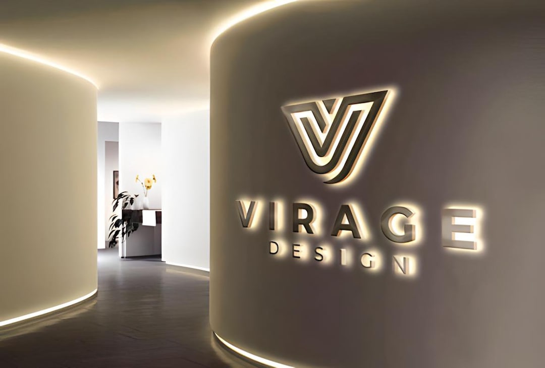 3d Backlit Sign, 3d Led Signage, Custom Outdoor Logo, Light Sign 3d ...