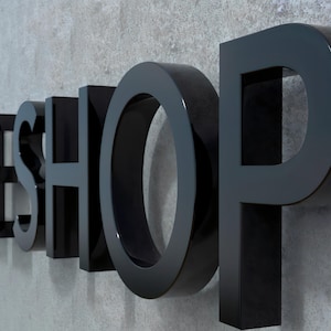 3d Backlit Sign 3d Led Signage Custom Outdoor Logo Light Sign 3d ...