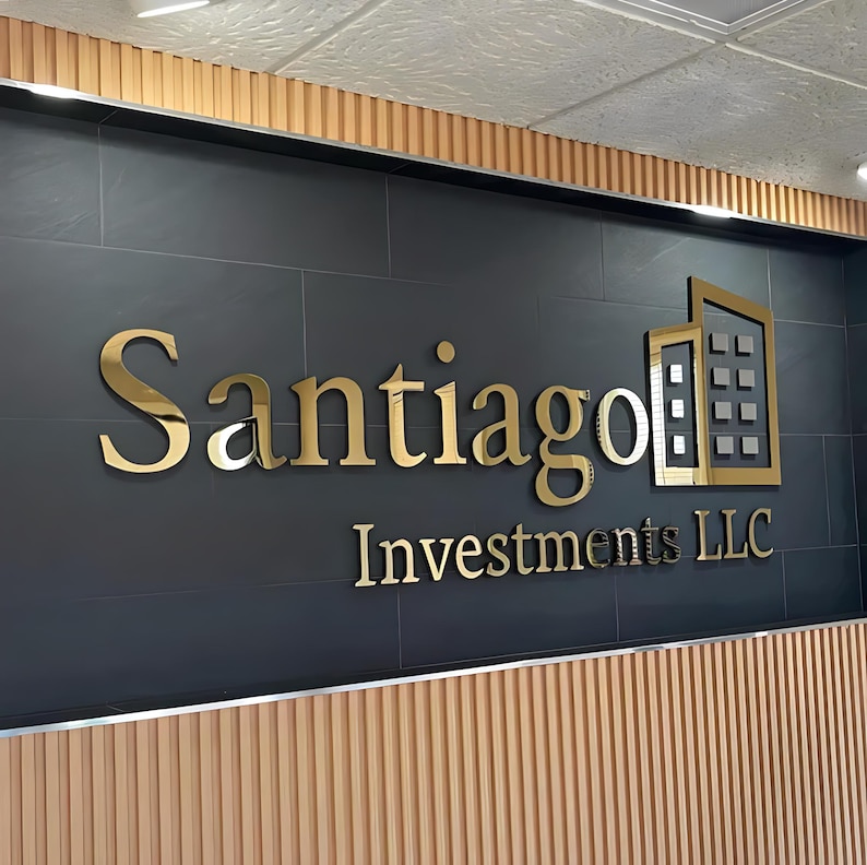 Metal Signage Custom Logo Stainless Steel Laser Cut Signboard Custom ...