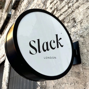 Double-sided Logo Sign, Shop Sign, Blade Sign, Shop Window Blade Sign ...