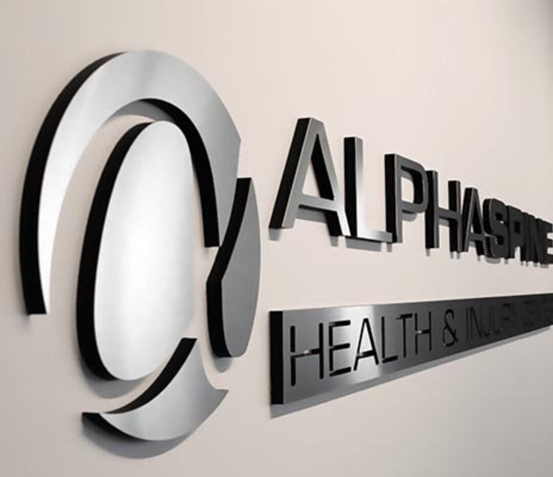 Custom Logo Sign, Reception Sign, Office Sign for Wall, 3D Metal Sign ...