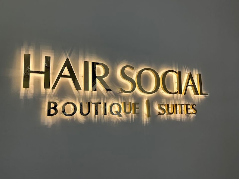 Backlit Sign Backlit Metal Sign, Backlit Letters, Backlit Logo Sign ...