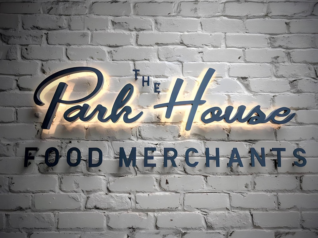 Personalized Illuminated Sign, Custom Back Lit Logo, Small Business ...