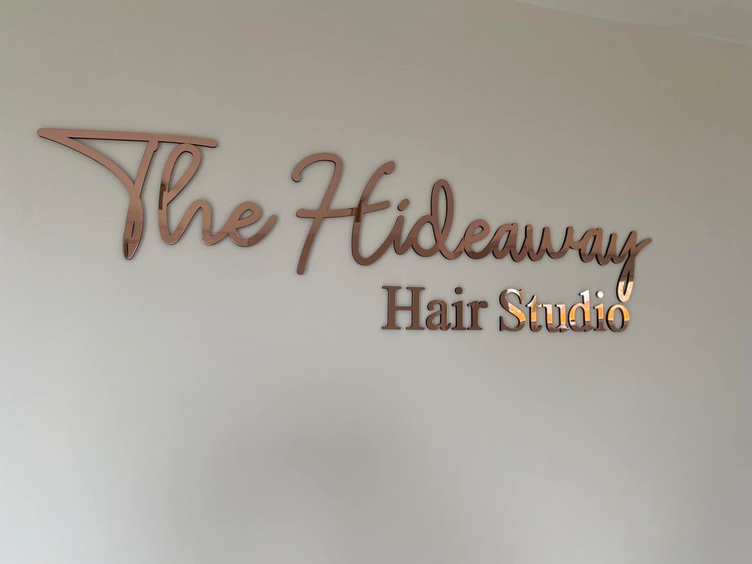 Laser Cut Logo Sign, Real Estate Agent's Sign, Beauty Salon Sign ...