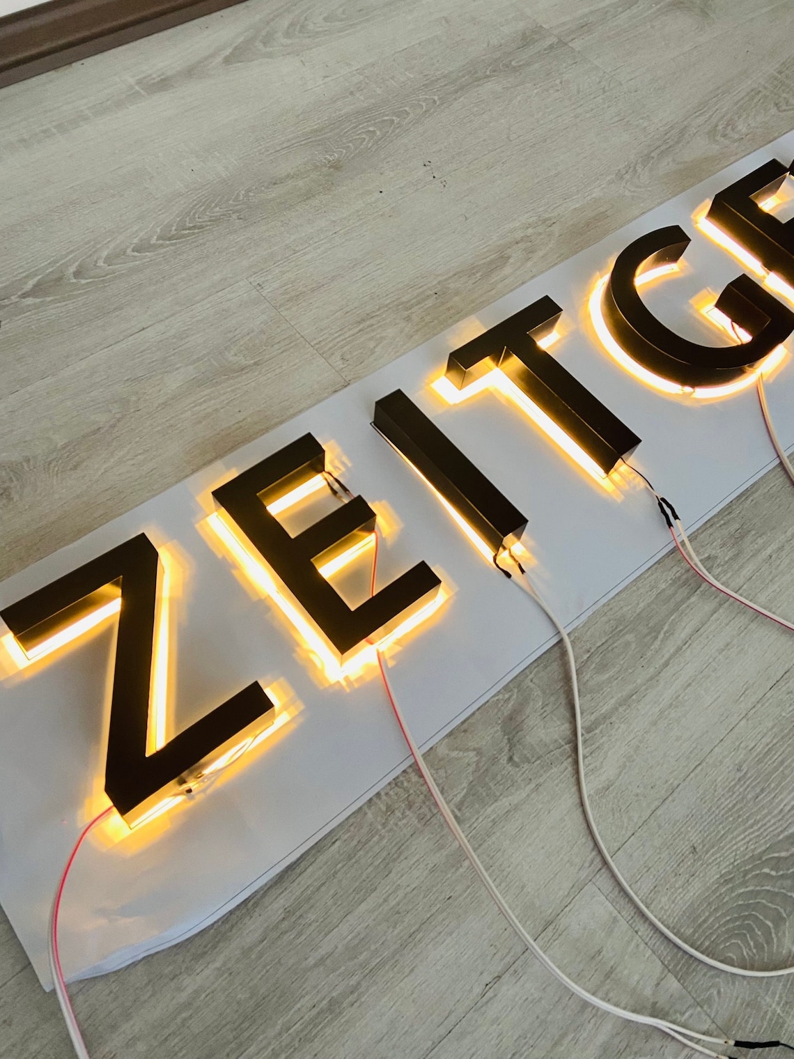 3d Backlit Sign 3d Led Signage Custom Outdoor Logo Light - Etsy