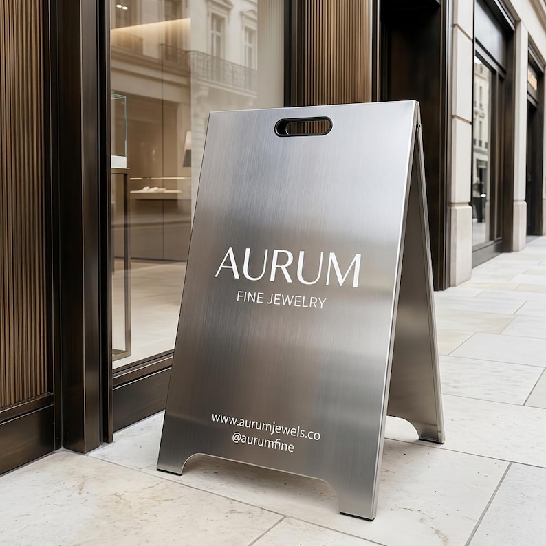 A Frame Sign, Double Sided Sign, A Board Pavement Sign, Sign for Cafes ...