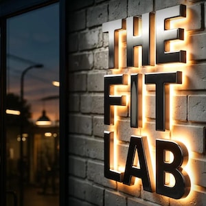Backlit Sign Backlit Metal Sign, Backlit Letters, Backlit Logo Sign ...