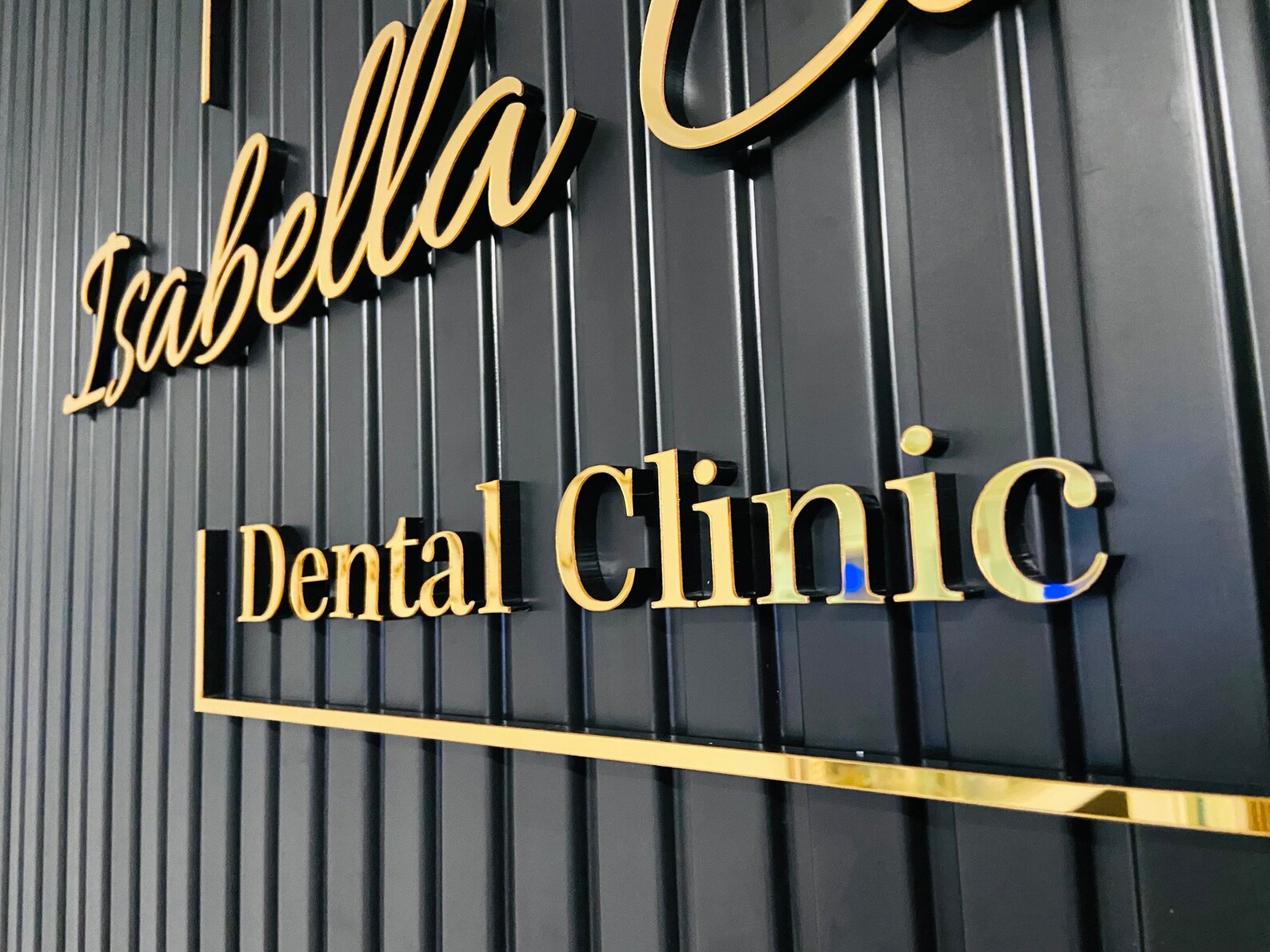 Custom Laser Cut, Clinic Sign, Sign With Raised 3D Design, Business ...