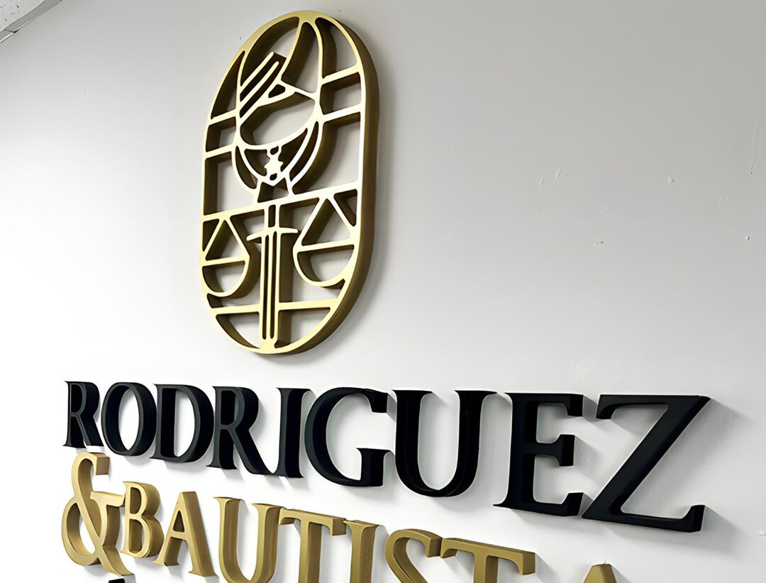 Metal Signage Custom Logo Stainless Steel Laser Cut Signboard Custom ...