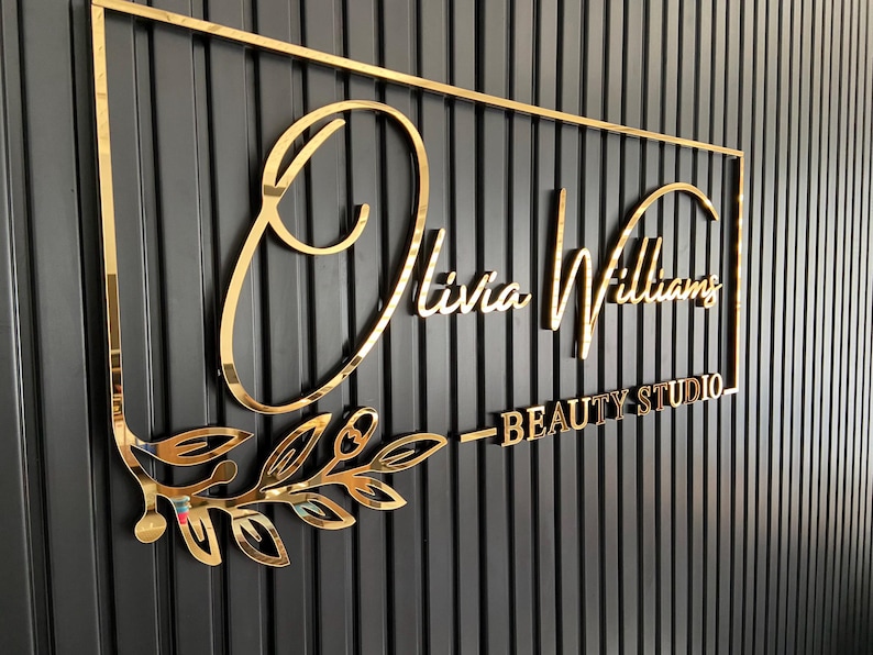 Custom Laser Cut, Clinic Sign, Sign With Raised 3D Design, Business ...