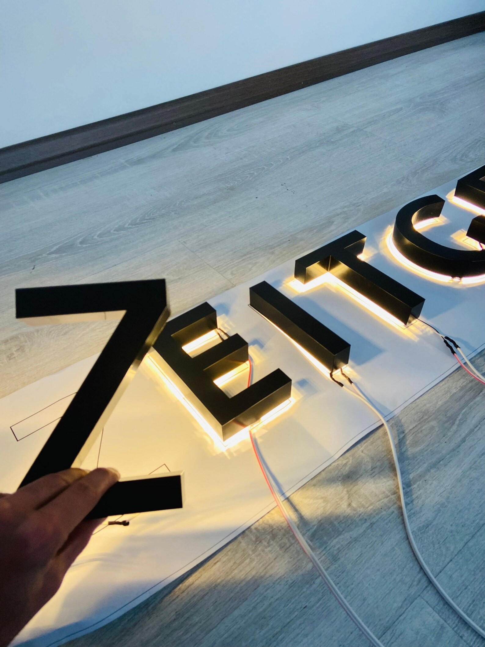 3d Backlit Sign 3d Led Signage Custom Outdoor Logo Light - Etsy