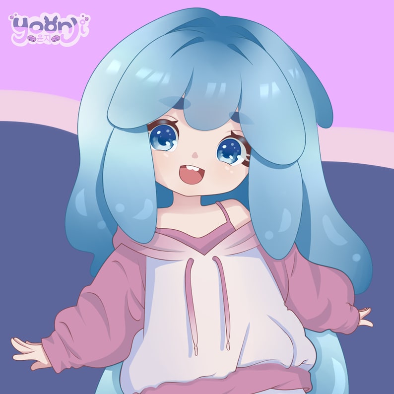 Slime Girl / Pngtuber / Twitch / Youtube / Vtuber / Ready to Use ...