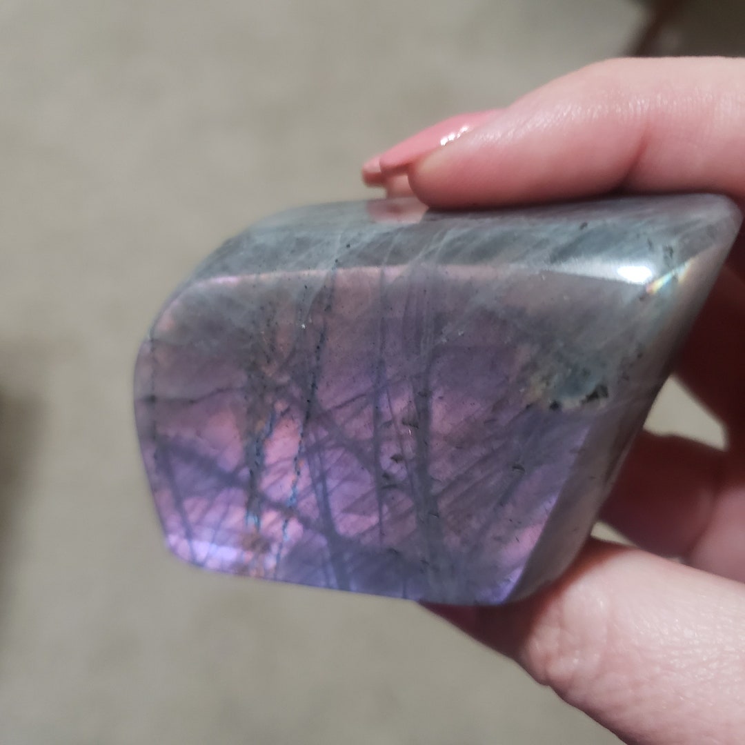 Purple Labradorite Freeform, Healing Crystals, Meditation, Gridding ...