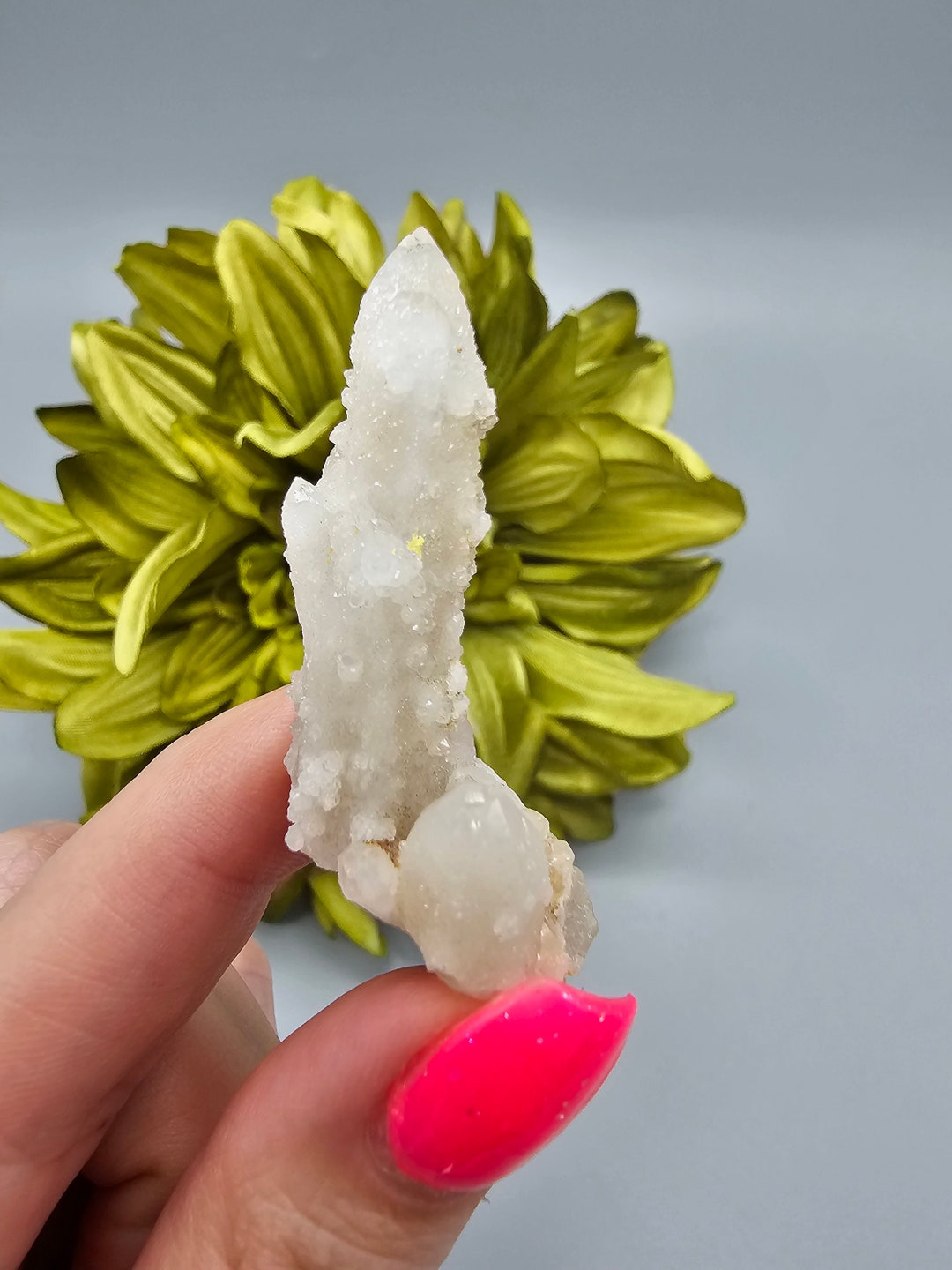Approx 2" Witches Finger, Fairy Spirit Quartz, Boekenhouthoek ...