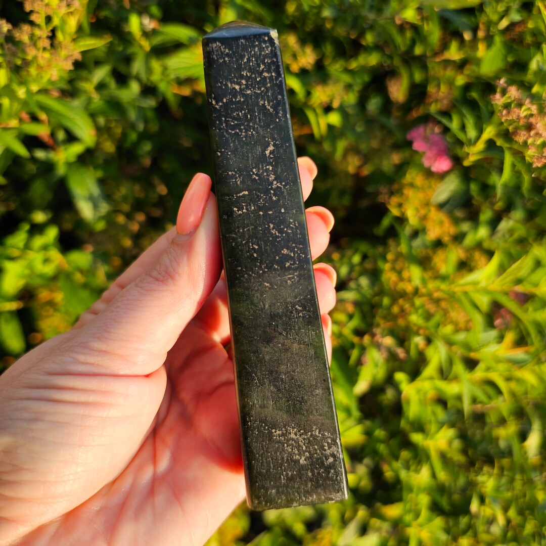 4.8" Nephrite Jade Tower Obelisk Jadeite Green Jade - Etsy