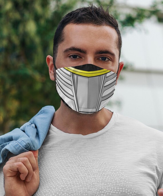 White Limited Edition Cosplay Costume Halloween Face Mask - Etsy