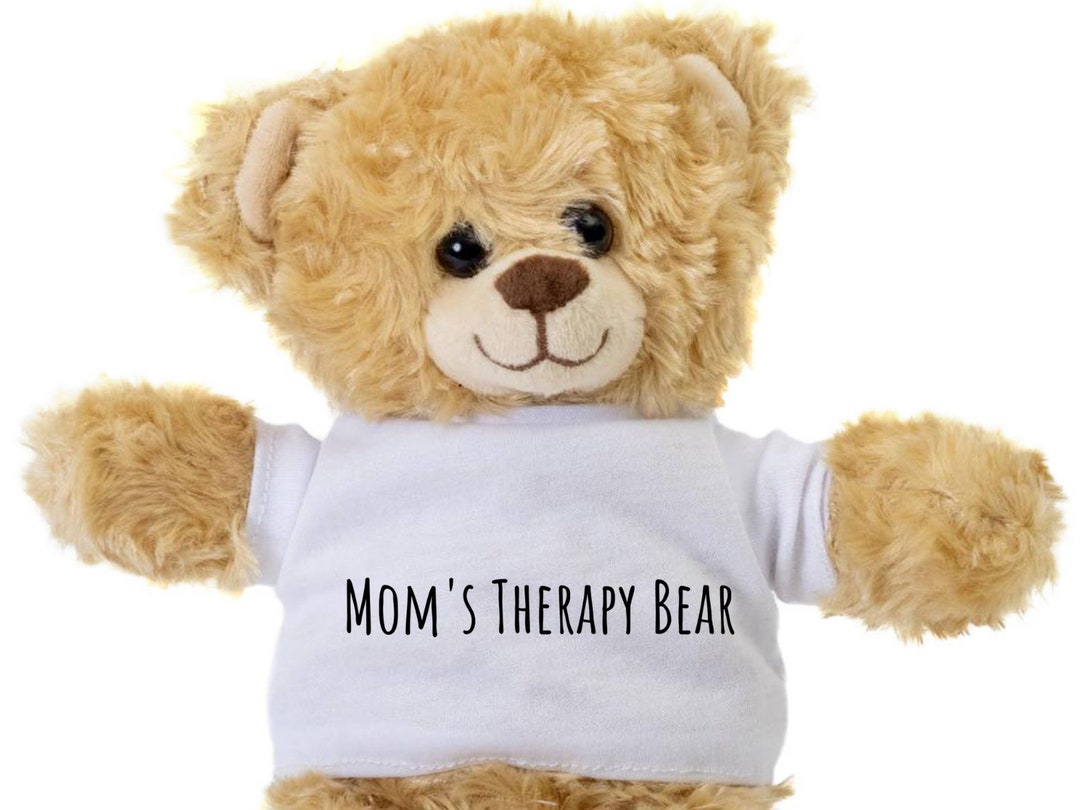Teddy Bear for Mom Mom's Therapy Bear Funny Mom Gift for Mothers From ...