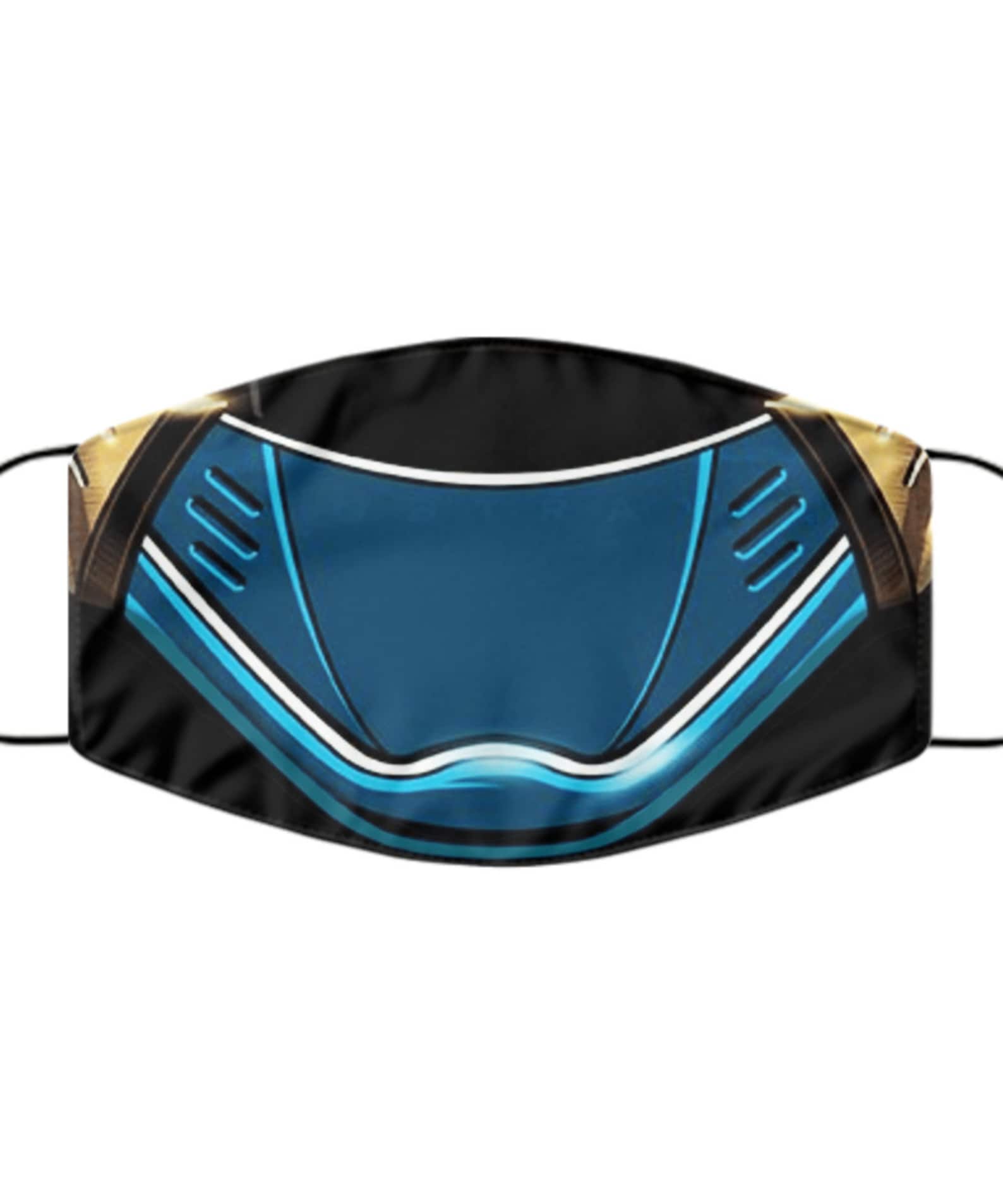 Blue Japanese Ninja Mask Storm Japanese Ninja Mask Halloween - Etsy