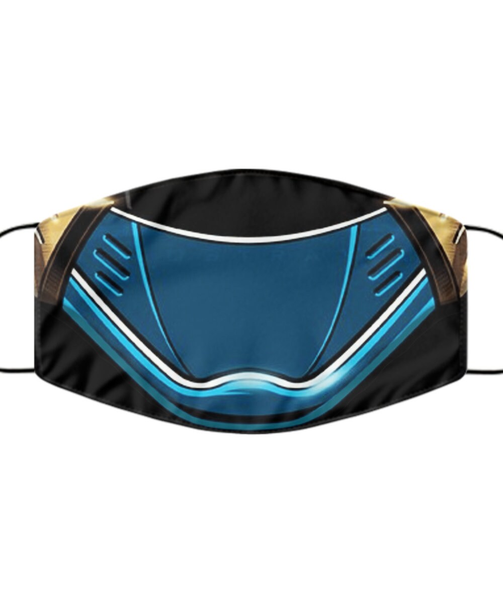 Blue Japanese Ninja Mask Storm Japanese Ninja Mask Halloween - Etsy