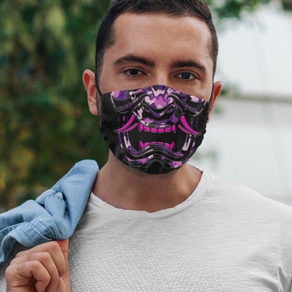 Oni Face Mask - Etsy
