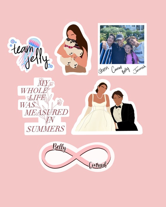 The Summer I Turned Pretty Sticker Pack - Etsy Australia