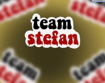 Team Stefan Sticker - Etsy