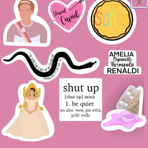 Princess Diaries Joe Quote Sticker Sparkly/glitter - Etsy